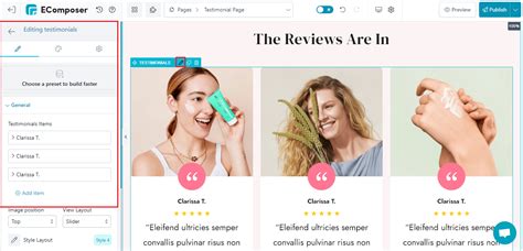 How To Design Shopify Testimonial Page And Examples Ecomposer How To Design Shopify Testimonial Page And Examples Ecomposer