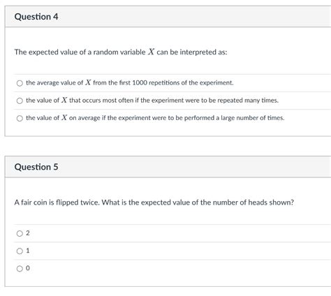 Solved The Expected Value Of A Random Variable X Can Be Chegg