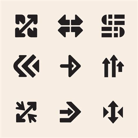 Premium Vector 9 Minimalist Arrow Vector Design