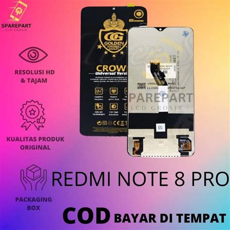 Jual LCD FULLSET XIAOMI REDMI NOTE 8 PRO NOTE 8PRO ORIGINAL COMPLETE TOUCHSCREEN LCD Shopee