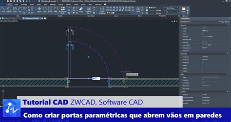 Adicione Uma Legenda Automária às Suas Portas No Zwcad Ibercad Software Cad