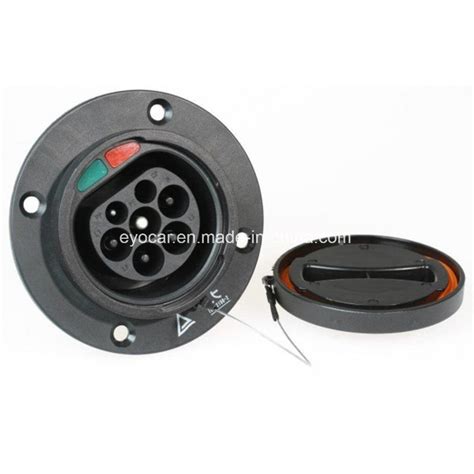 Type 2 Car Side Socket Iec 62196 2 Socket 16a 32a Car Side Socket And