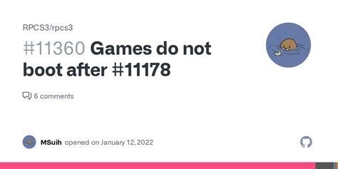 Games Do Not Boot After 11178 Issue 11360 RPCS3 Rpcs3 GitHub