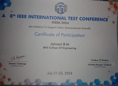 jahnavi b m on linkedin ict2024 semiconductorgrowth ieee vlsidesign volunteeringexperience…
