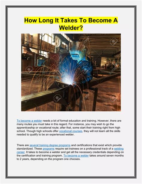 What Qualifications Do I Need To Become A Welder Pdf