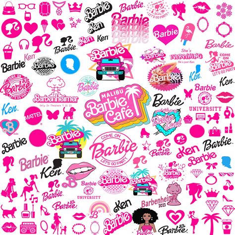 Barbie Logo Wallpaper Pink