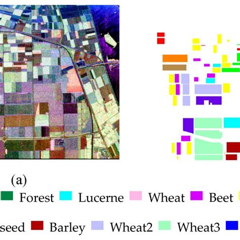 Airsar Flevoland Dataset And Its Color Code A Pauli Rgb Map B Download Scientific Diagram