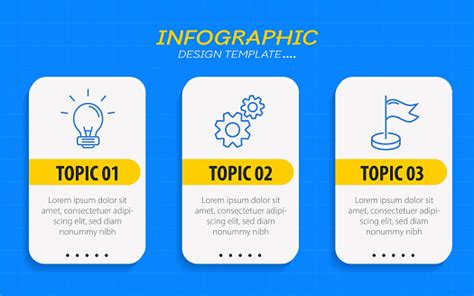 타임라인 크리에이터 인포그래픽 템플릿입니다 3단계 벡터 그림입니다 3에 대한 스톡 벡터 아트 및 기타 이미지 3 연결