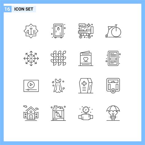 Simple Set Vector Png Images Pictogram Set Of 16 Simple Outlines Of Ads Education Ads