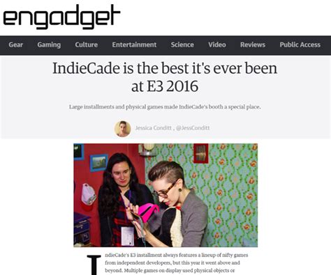 Engadgets Jessica Conditt Shares Her Experience From The Indiecade