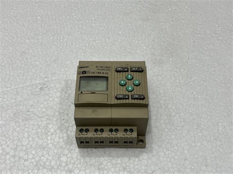 Omron Zen 10c1ar A V2 Programmable Relay Cpu Unit 100 240v