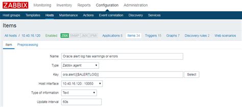 使用zabbix监控oracle的后台日志 Csdn博客