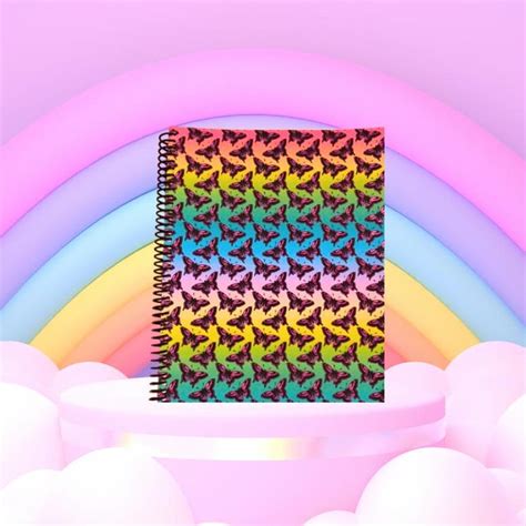Butterfly Spiral Notebook I Preppy Notebook I Preppy Christmas T Girls I Preppy Stuff I
