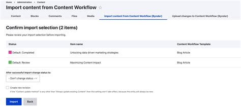 Drupal Integration In Content Workflow Bynder Support