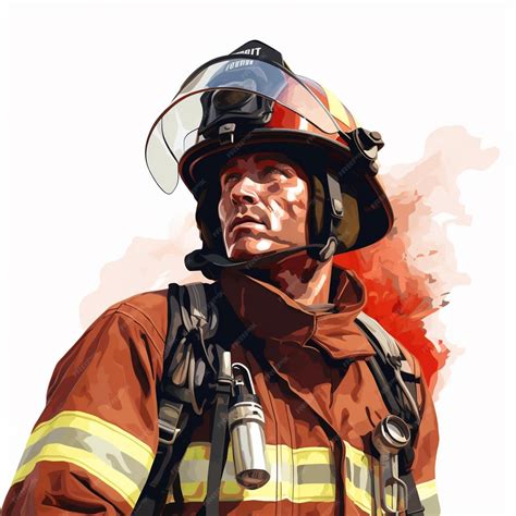 Premium Vector Fireman Vector Emergency Safety Illustration
