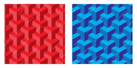 Premium Vector Cube 3d Blocks Texture Wallpaper Pattern Design