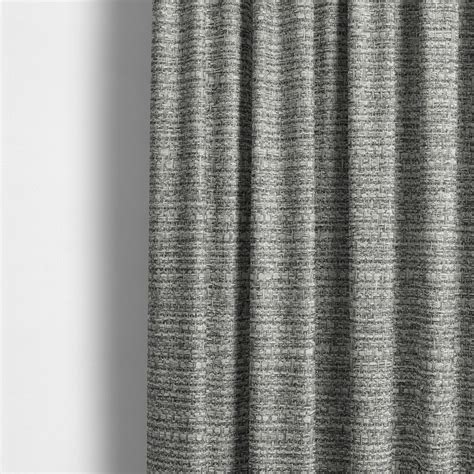 Potosi Weave Textured Chenille Grey Colour Upholstery Fabric Ctr 1973