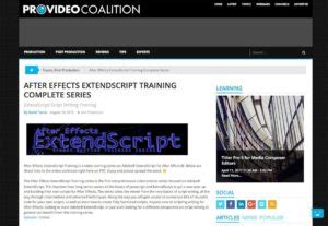 آموزش های آنلاین اسکریپت نویسی در افتر افکت را در کجا ها پیدا کنیم بلاگ آموزش تک