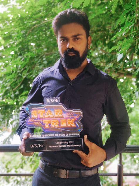 Praveen Kumar On Linkedin Bsh Startrek Bshawards Startrekawards