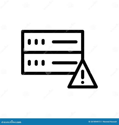mainframe icon vector from computers and network collection thin line