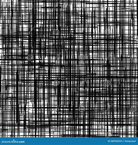 Irregular Random Lines Harsh Texture Abrasion Sketch Sketchy Scribble Lines Stock Vector