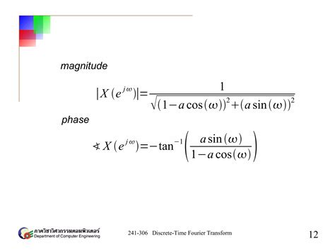 Chapter5 The Discrete Time Fourier Transform Pdf Web Development
