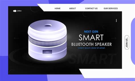 Premium Vector Intelligent Smart Speaker Voice Recognition Activated