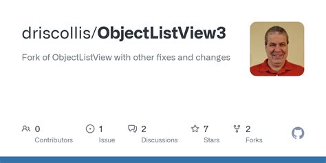 github driscollis objectlistview3 fork of objectlistview with other