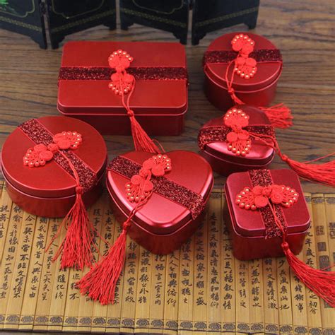 Rectangular Candy Tin Box Customizable Iron Crafted Heart Shape Souvenir Tin T Ready