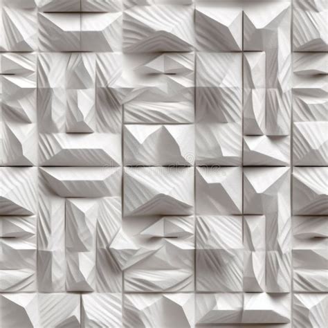 Abstract Architecture Background Seamless Wave Texture Of Interior Wall Decoration Stock