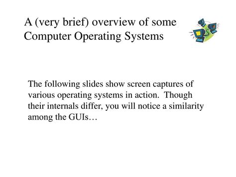 ppt computer operating systems powerpoint presentation free download