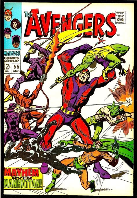 The Avengers 55 The First Full Appearance Of Ultron Avengers Comic