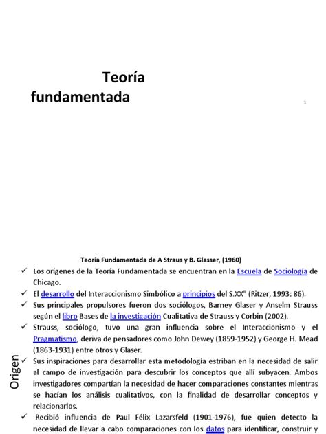 Teoria Fundamentada Pdf Teoría Sociología