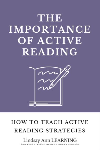 The Importance Of Active Reading And How To Do It Lindsay Ann