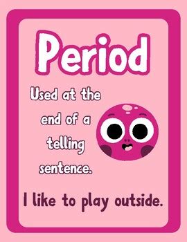 Punctuation Anchor Chart By Miss A Creative Chaos TPT