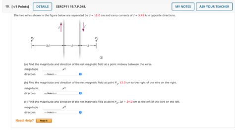 Solved 9 [ 12 Points] Details Sercp10 19 P 025 My Notes