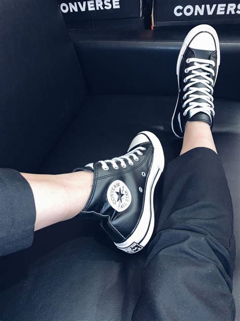 Кеды кожаные Converse Chuck Taylor 70 черные высокие 170369c купить в СПб в официальном магазине