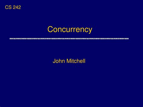 Ppt Concurrency Powerpoint Presentation Free Download Id5137266