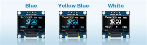 hosyond módulo de visualización oled i2c iic de 0 96 pulgadas 12864 128 x 64 píxeles ssd1306