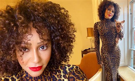 Mel B Slips Into A Stunning Leopard Print Gown In Chic Snaps Daily