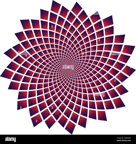 square repeated in fibonacci pattern fibonacci square gradient stock