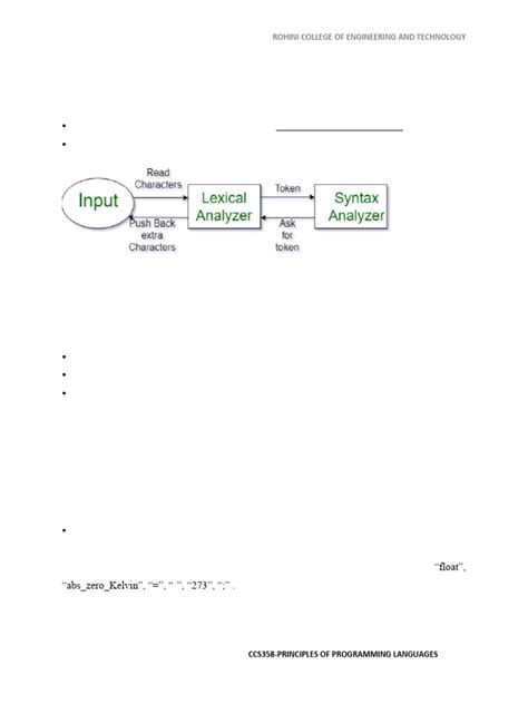 Lexical Analysis Pdf Computer Science Computers