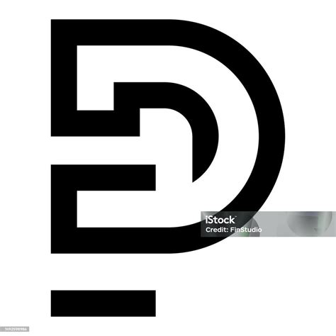 전문적인 혁신적인 초기 Ep 로고 및 Pe 로고 레터 Ep 또는 Pe 미니멀하고 우아한 모노그램 프리미엄 비즈니스 예술적 알파벳 기호 및 기호 개념에 대한 스톡 벡터 아트