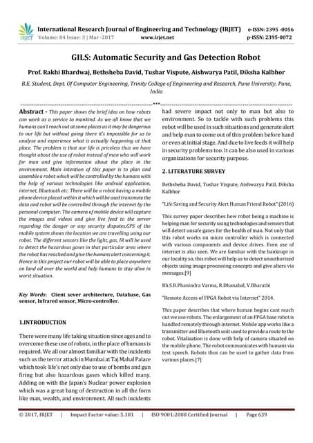 Women Safety Night Patrolling Robot Using Iot Pdf