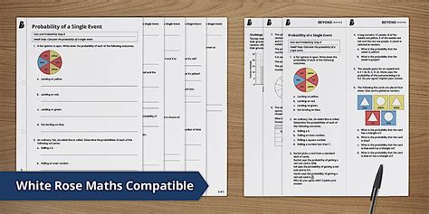 👉 Probability Of A Single Event Teacher Made Twinkl