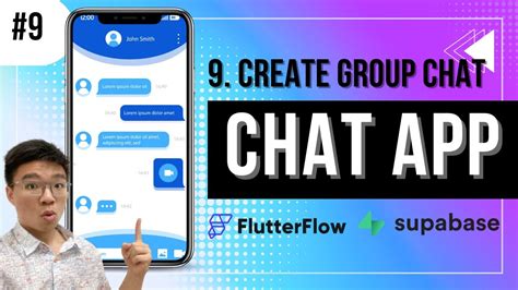 nocode chat app with flutterflow and supabase part 9 youtube