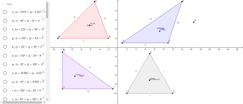 Point Of Concurrency Geogebra