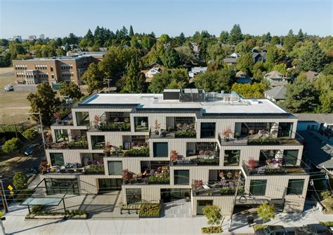 Hacker Architects Designs Senior Housing In Portland With Ribbed Cladding