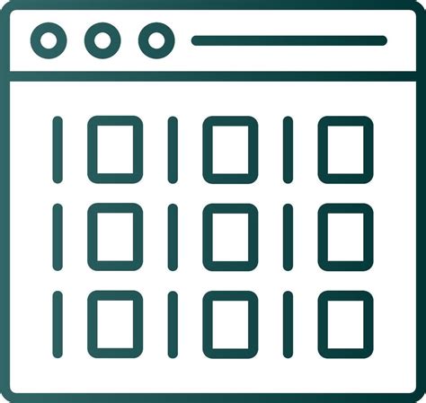 Binary Line Gradient Icon 43738620 Vector Art At Vecteezy
