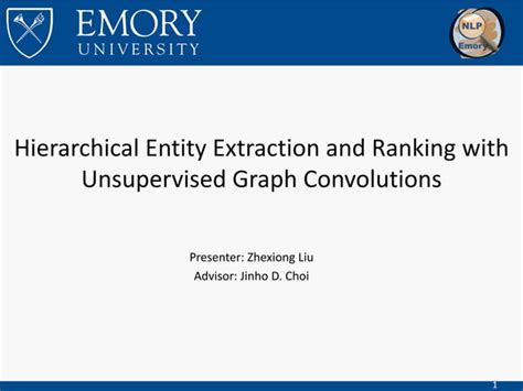 Hierarchical Entity Extraction And Ranking With Unsupervised Graph
